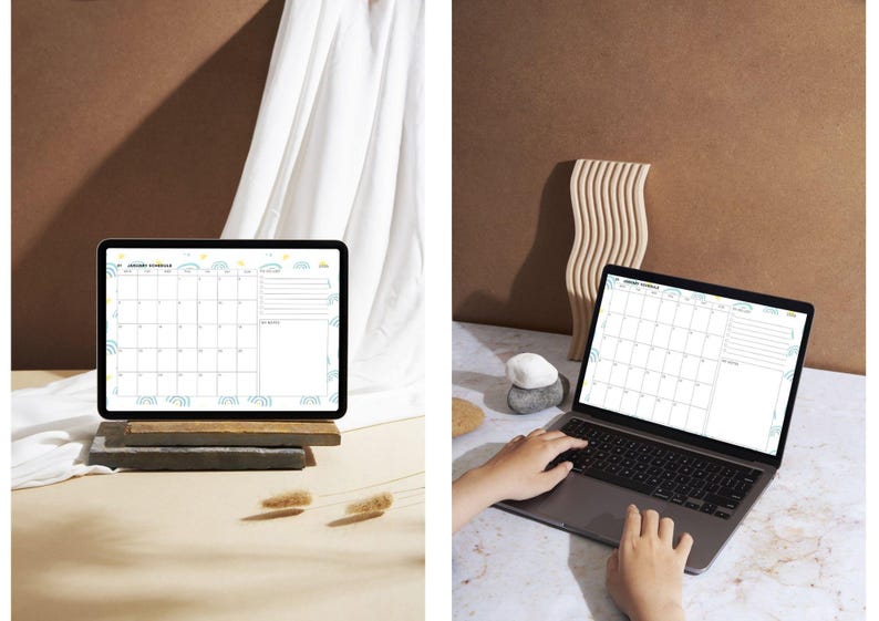 2026 Monthly Schedule – Printable Table Calendar | Monthly View ...