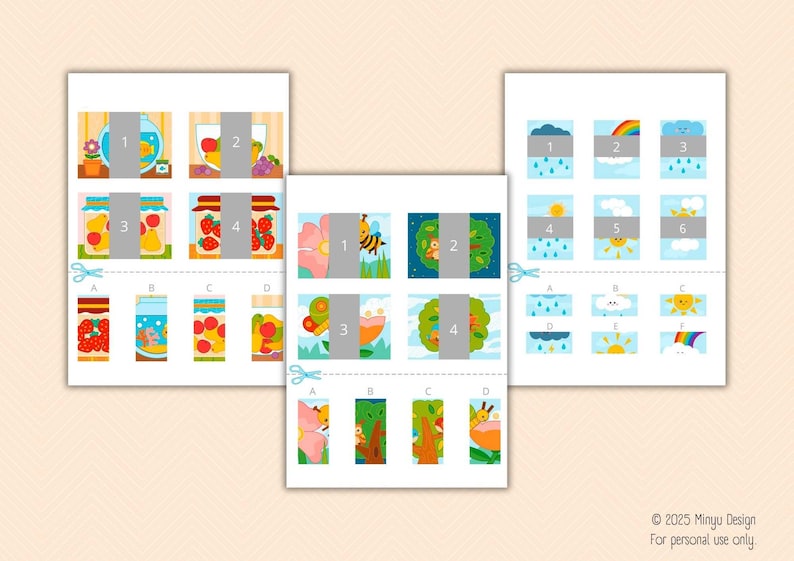 Cut and Paste Worksheets 2 | Fine Motor Skills | Preschool ...