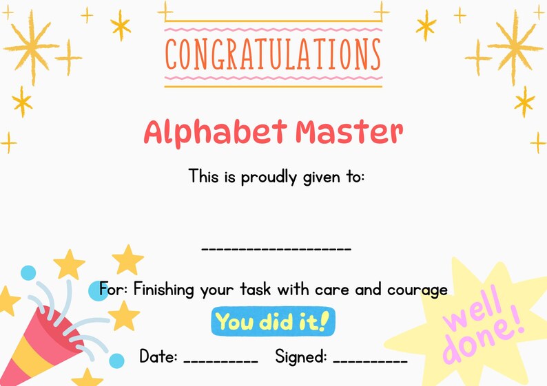 Alphabet Worksheets A-Z – Tracing and Coloring Pages (printable) - Etsy