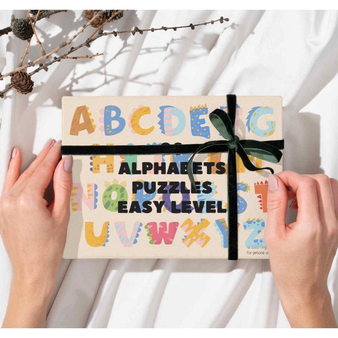 Printable 26 Alphabets Puzzles | Montessori Activity | Kids Learning ...