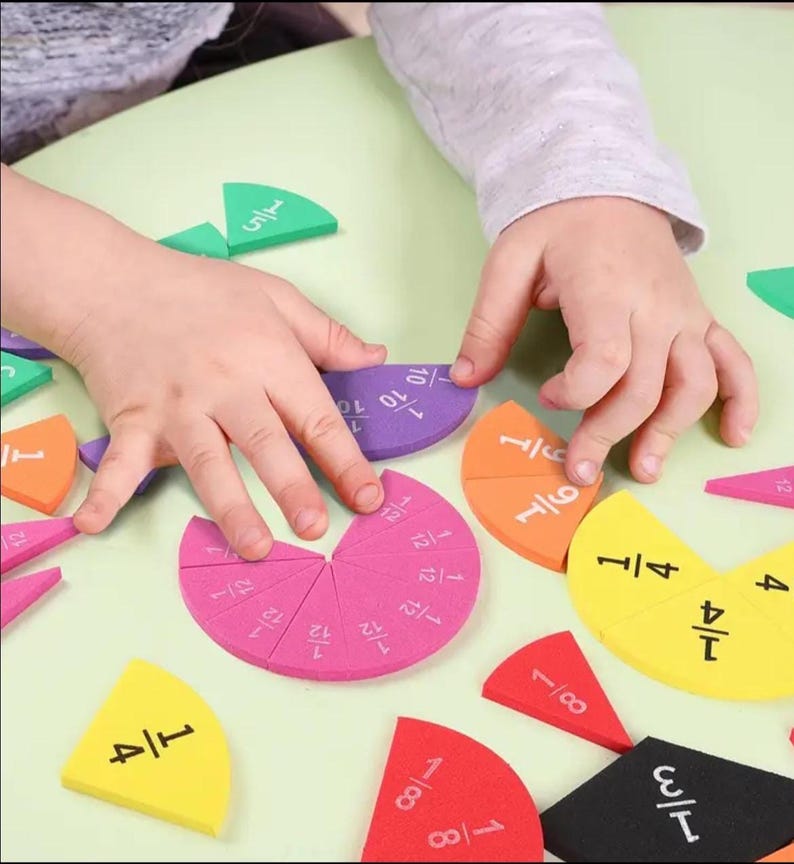 Fraction Pie Chart Game – Printable Math Activity for Kids | Homeschool ...