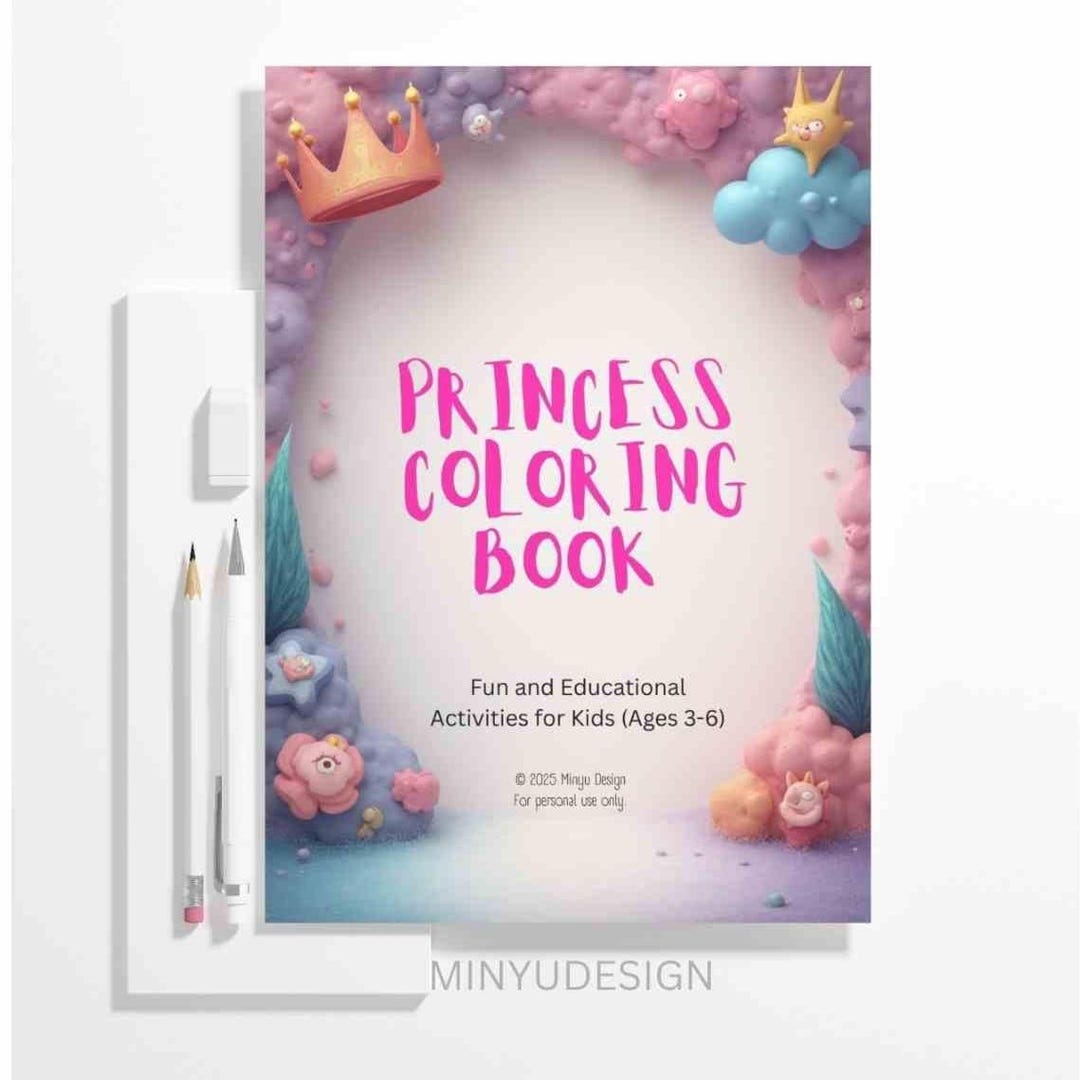40 Printable Princess Coloring Book for Kids – Fun & Creative Activity ...