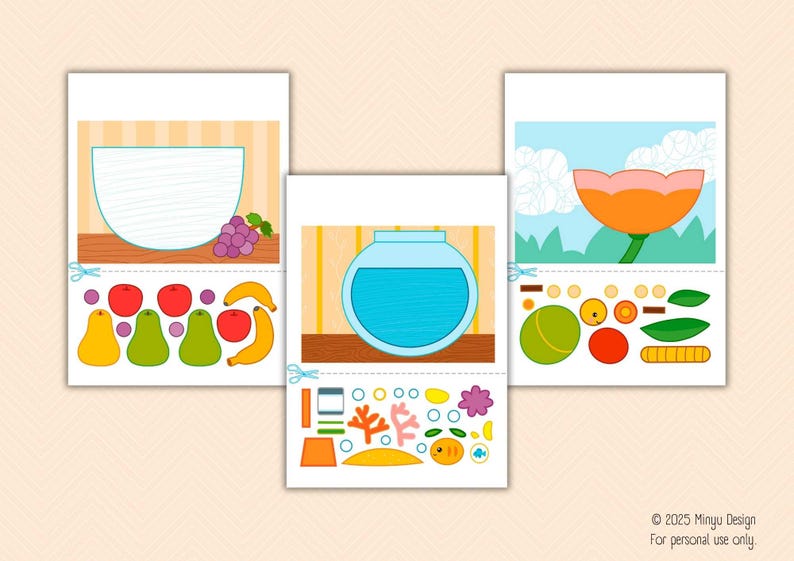 Cut and Paste Worksheets 2 | Fine Motor Skills | Preschool ...