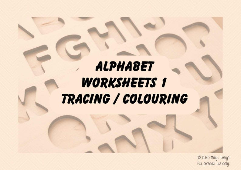 Alphabet Tracing Worksheets1 | Tracing & Coloring Pages | Preschool ...