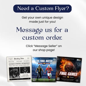 Game Night Soccer Ball Flyer Template, Match Night Flyer, Sports Party ...