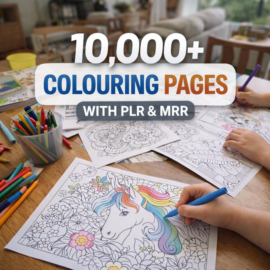 10,000+ Coloring Pages Mega Bundle PLR Kids & Adults - Etsy