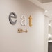 Kitchen Wall Art Yellow and Grey EAT Sign. Sun Wall Art. Yellow Art ...