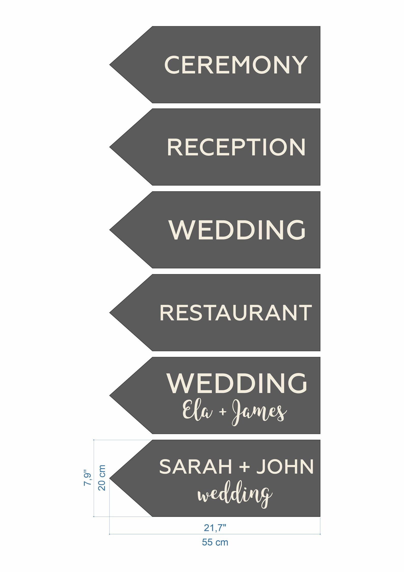 Large Wedding Reception Sign Minimalist Modern Welcome Sign Wedding ...