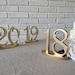 GOLD Wedding Table Numbers for Wedding Table Decoration - Etsy