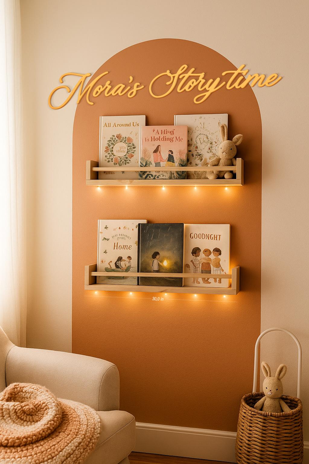 Personalized Story Time Sign With Name | Wooden Nursery Wall Decor ...