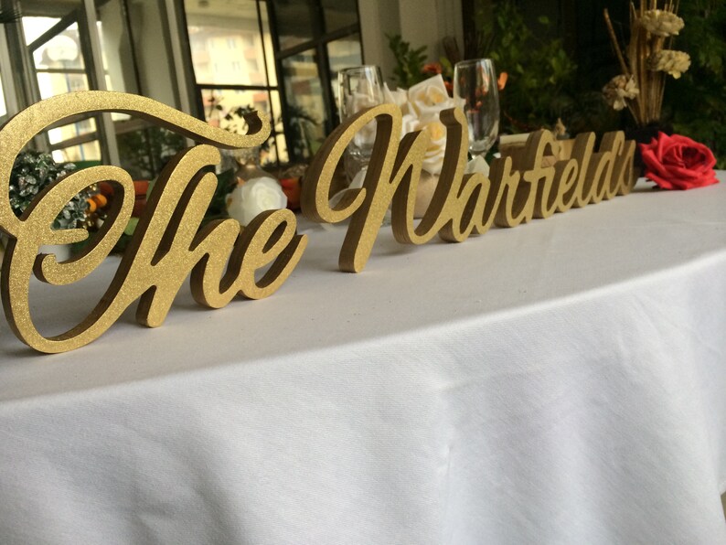 Personalized Sign. Name Sign Wedding. Wedding Table Sign. - Etsy