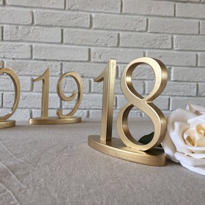 Wooden Table Decor Numbers Wedding Table Numbers Wood Table - Etsy