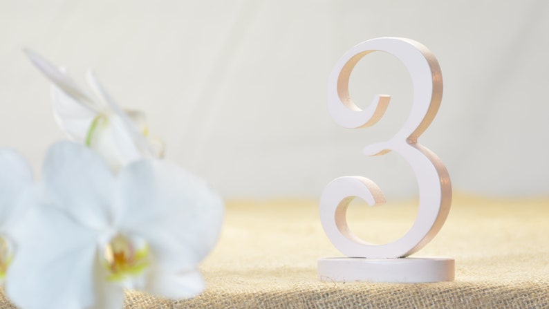 GOLD Wedding Table Numbers for Wedding Table Decoration - Etsy