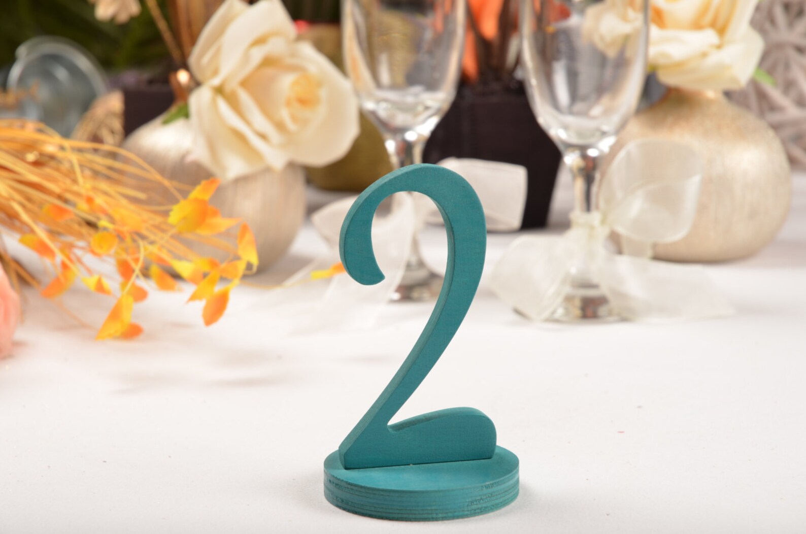 Table Numbers White table numbers table numbers for wedding | Etsy