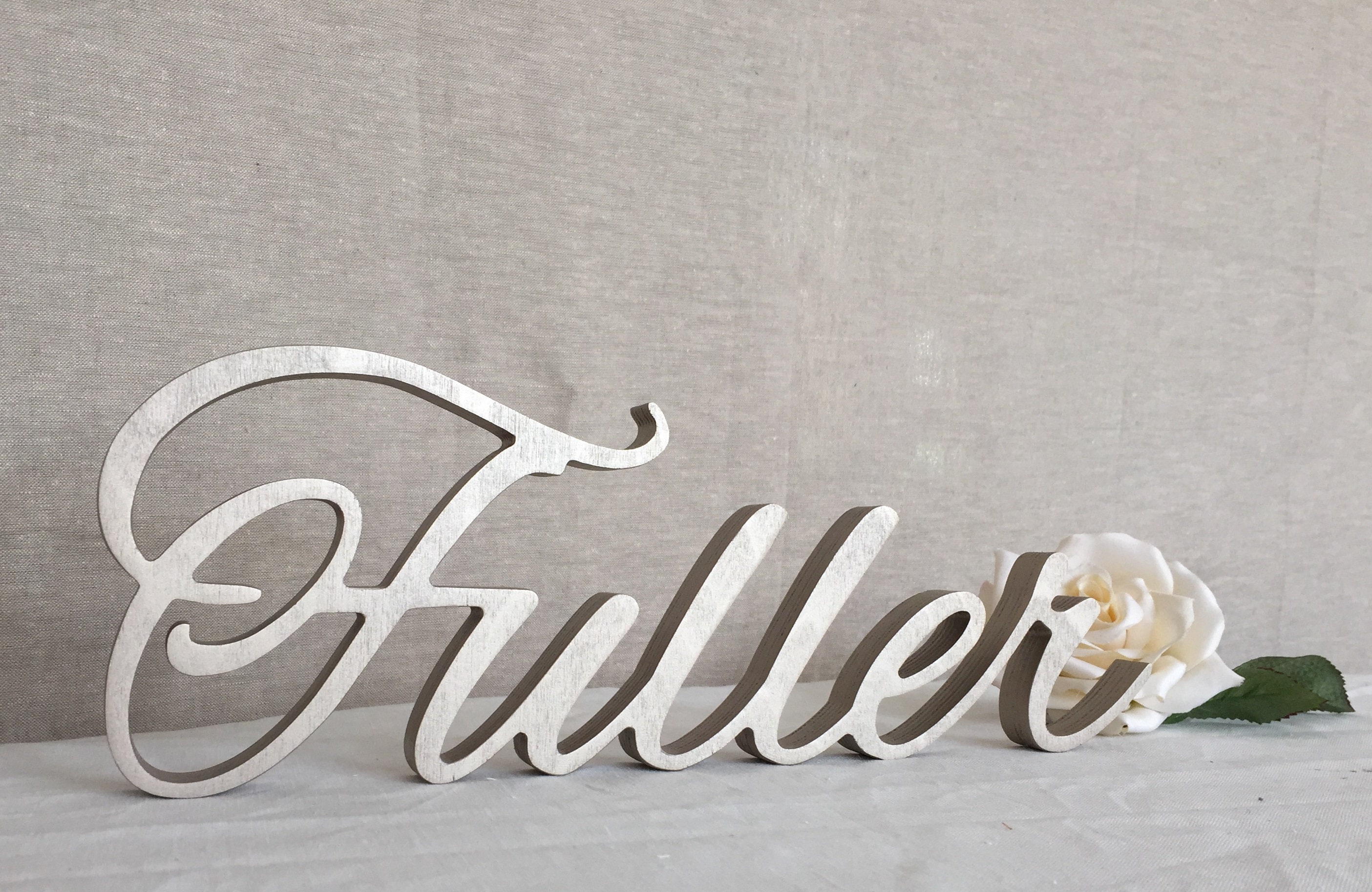 Last Name Sign.cnc Cut.custom Wood Sign.name Sign. Family Name | Etsy