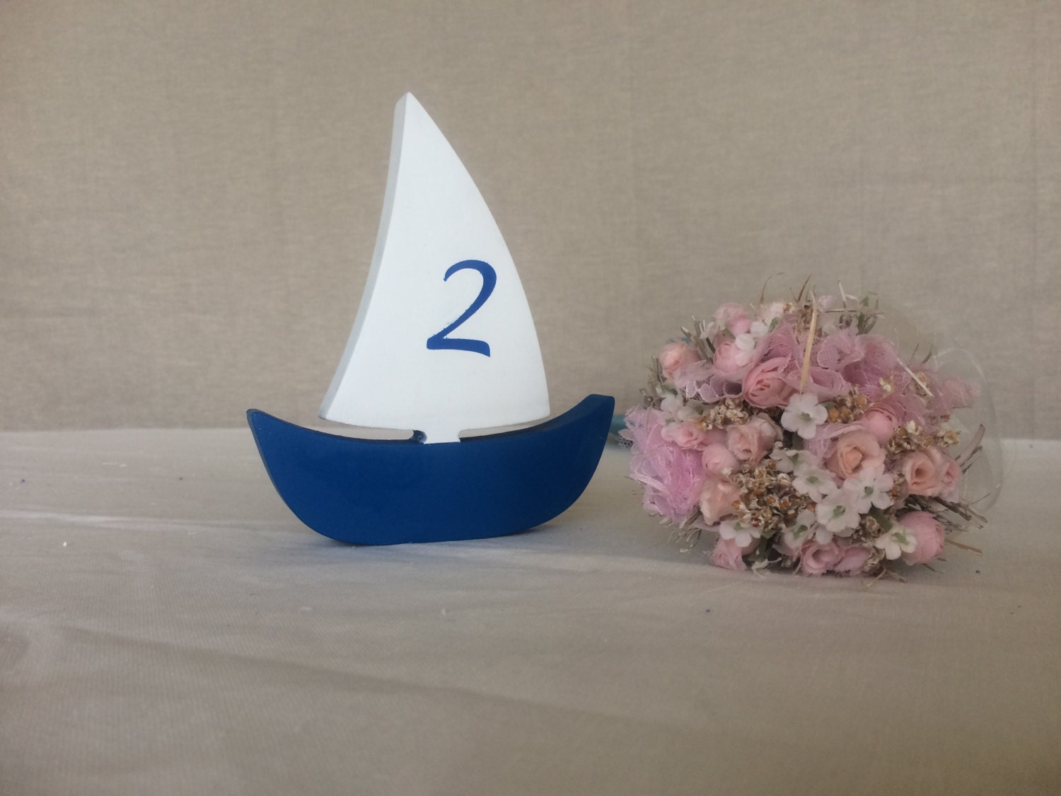 Wedding Signs Table Numbers Boats Rustic Wooden Sail Boats - Etsy