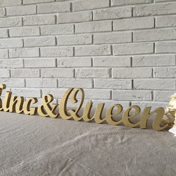 King and Queen Signs - Etsy