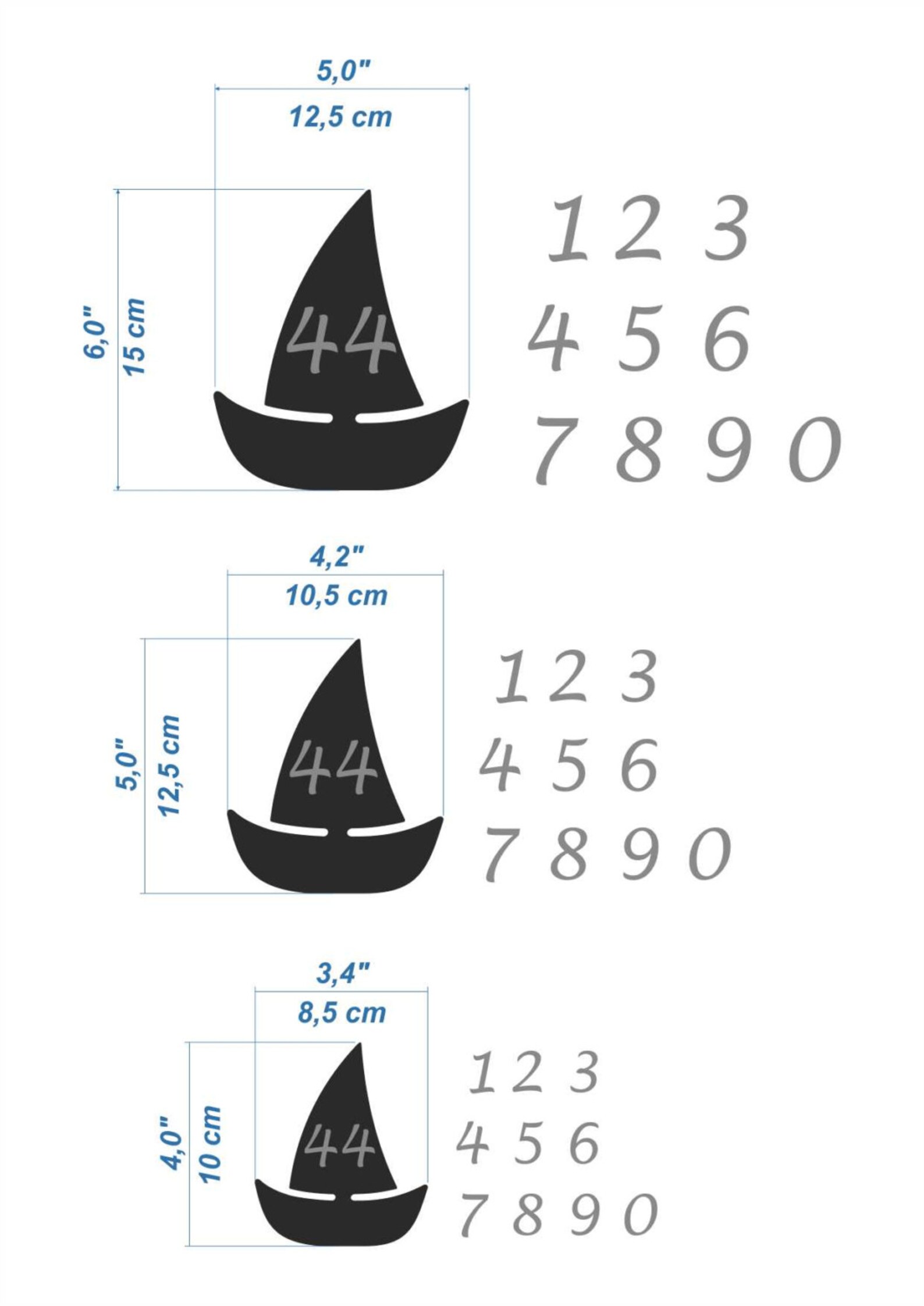 Wedding Signs Table Numbers Boats Rustic Wooden Sail Boats | Etsy