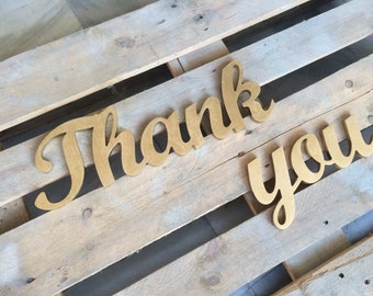 Big Thank You Sign | Etsy