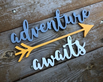 Custom Script Word Sign. Personalized Wood Sentence Sign - Etsy