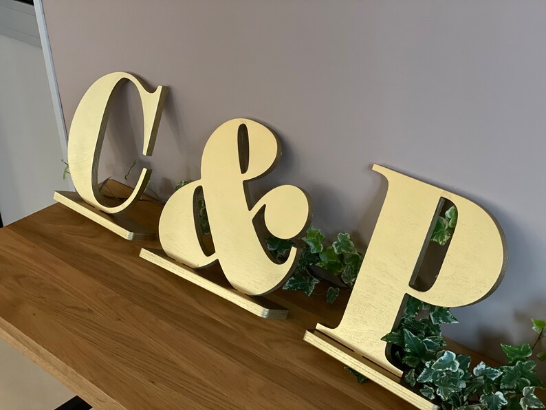 Wedding Table Decor/wooden Letters Initials/wedding Initials/ - Etsy