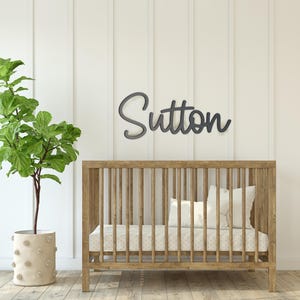 Over the Crib Baby Name Sign or Name for Nursery Wall Decor, New Born ...