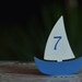 Wedding Signs Table Numbers Boats Rustic Wooden Sail Boats - Etsy