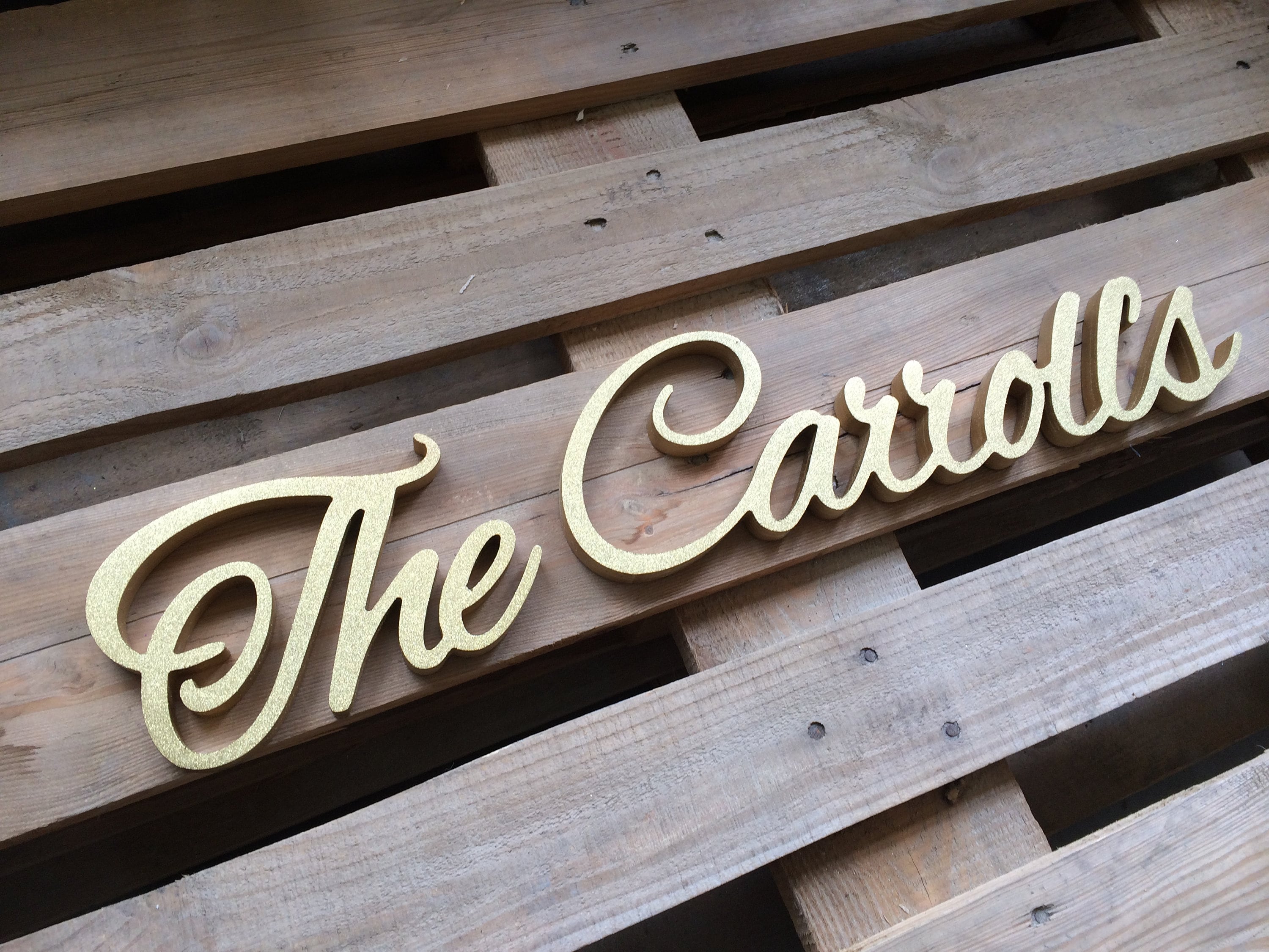 Last Name Sign.cnc Cut.custom Wood Sign.name Sign. Family Name | Etsy