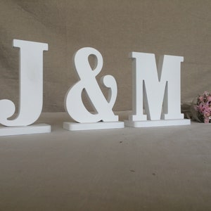 Wedding Table Decor/wooden Letters Initials/wedding Initials/ Couples ...