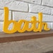 Bathroom Wall Decor Wooden Sign Bath Sign Wooden Letters Rustic Sign ...