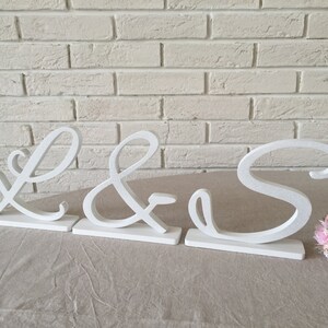 Wedding Table Decor/wooden Letters Initials/wedding Initials/ Couples ...