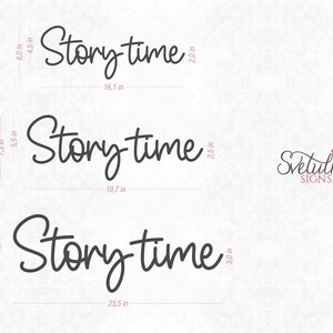 Story Time Wall Sign, Nursery Book Corner Sign, Rustic Nursery Wall Art ...