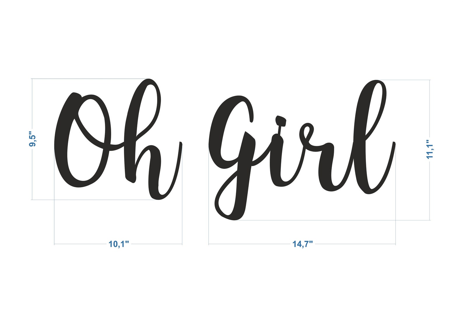 Oh Boy Oh Girl Signs Baby Shower Decorations. Baby Shower Backdrop ...