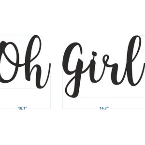 Oh Boy Oh Girl Signs Baby Shower Decorations. Baby Shower Backdrop ...