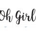 Oh Boy Oh Girl Signs Baby Shower Decorations. Baby Shower Backdrop ...