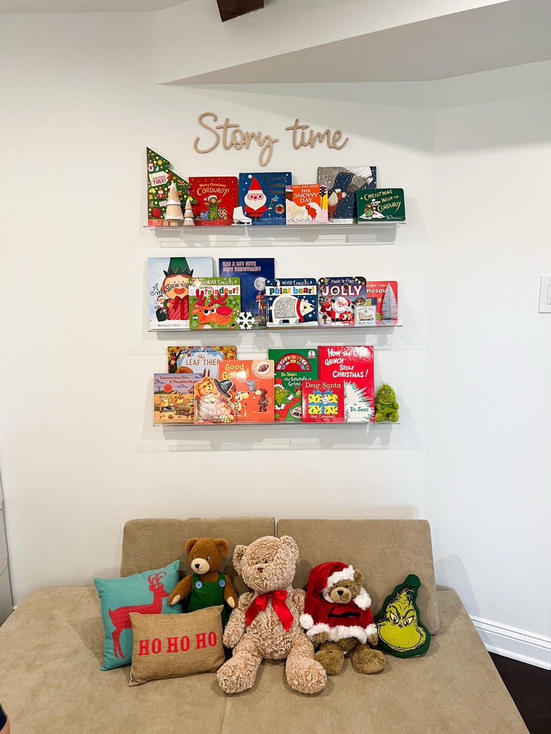 Story Time Wall Sign, Nursery Book Corner Sign, Rustic Nursery Wall Art ...