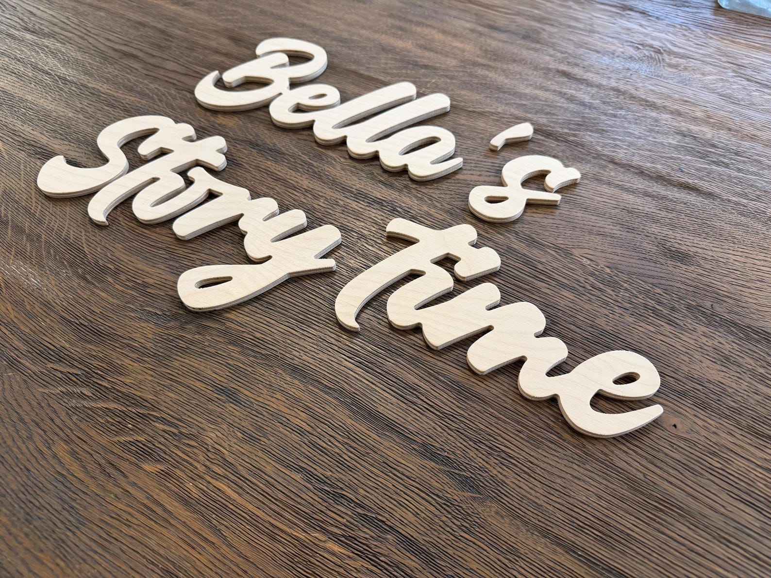 Personalized Story Time Sign With Name | Wooden Nursery Wall Decor ...
