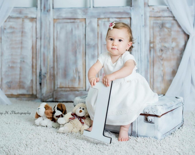 7 Sign Photo Prop for Seventh Birthday Photos for Kids Wooden Number ...