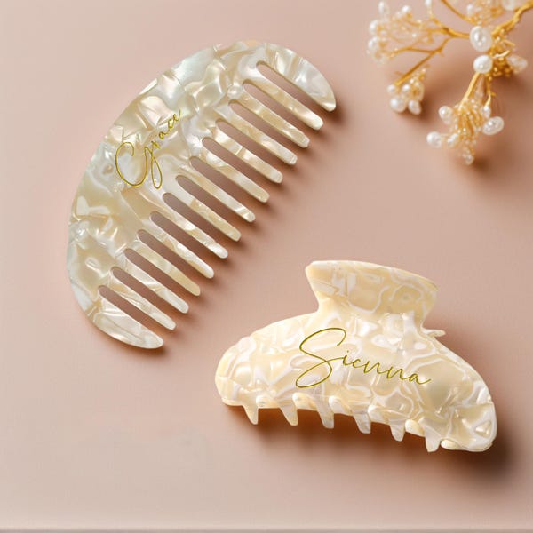 Hair Combs Carved - Etsy UK