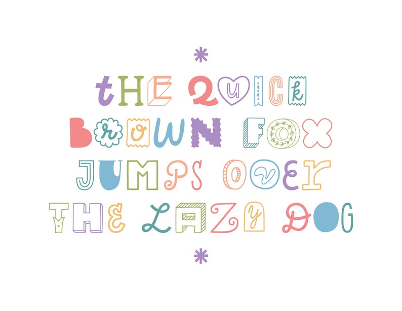 Doodle Alphabet Letters clipart, Alfabeto de rescate, letras PNG ...