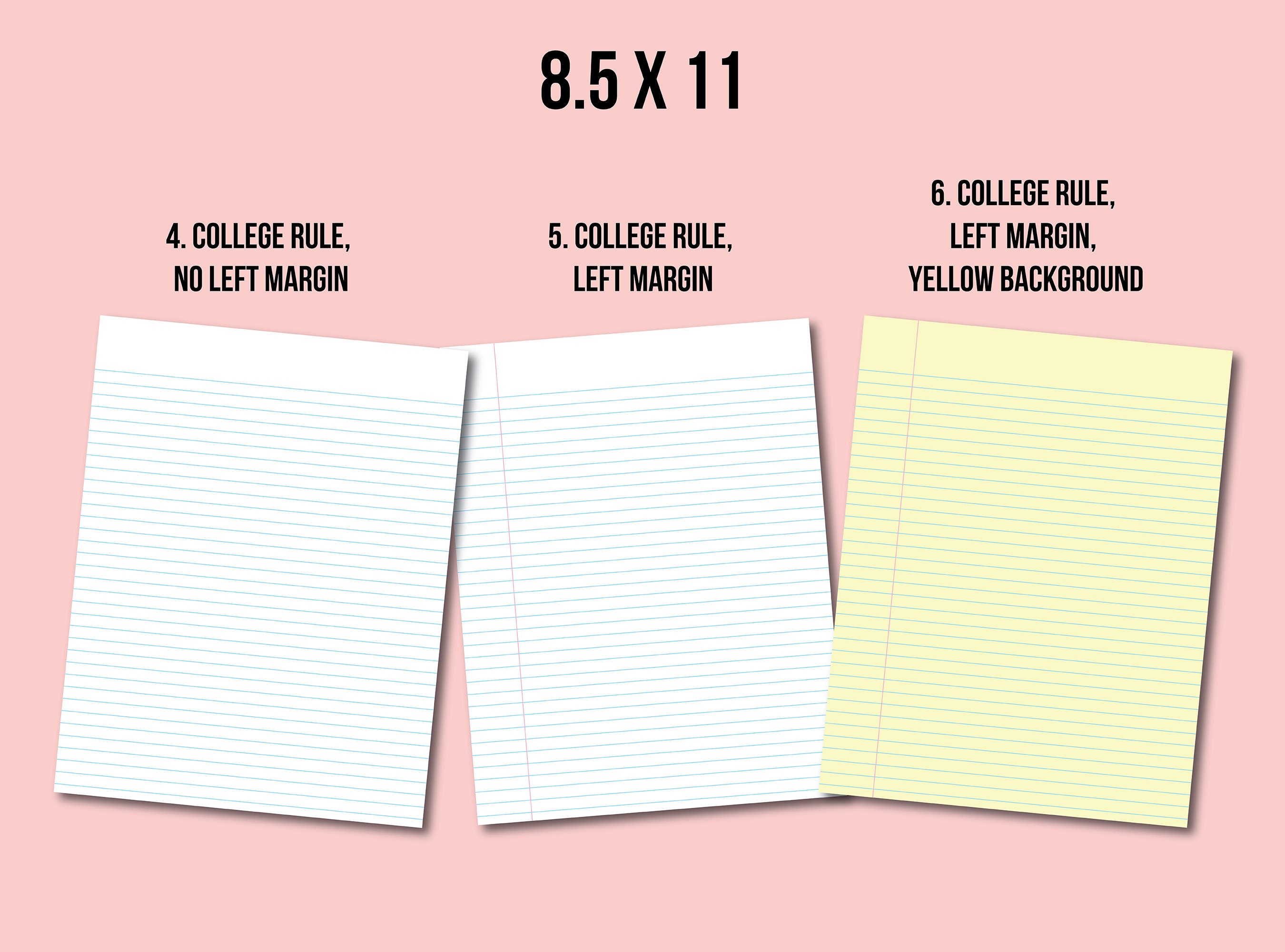 School Digital Paper, Pre School Paper, Note Paper, Dot Grid Paper ...