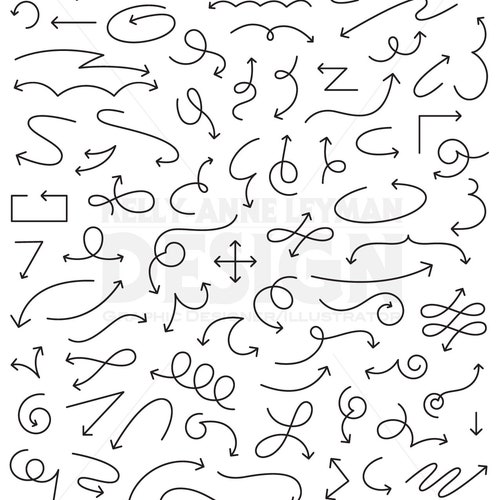 Arrow Clipart Digital Arrows Clipart Clip Art Set Digital - Etsy