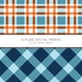 Plaid Digital Paper, Buffalo Plaid Scrapbook Paper, Check Digital Paper ...