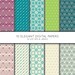 Geometric Digital Paper Geometric Scrapbook Paper Digital - Etsy