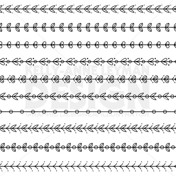 Scribble Border Vector Clipart