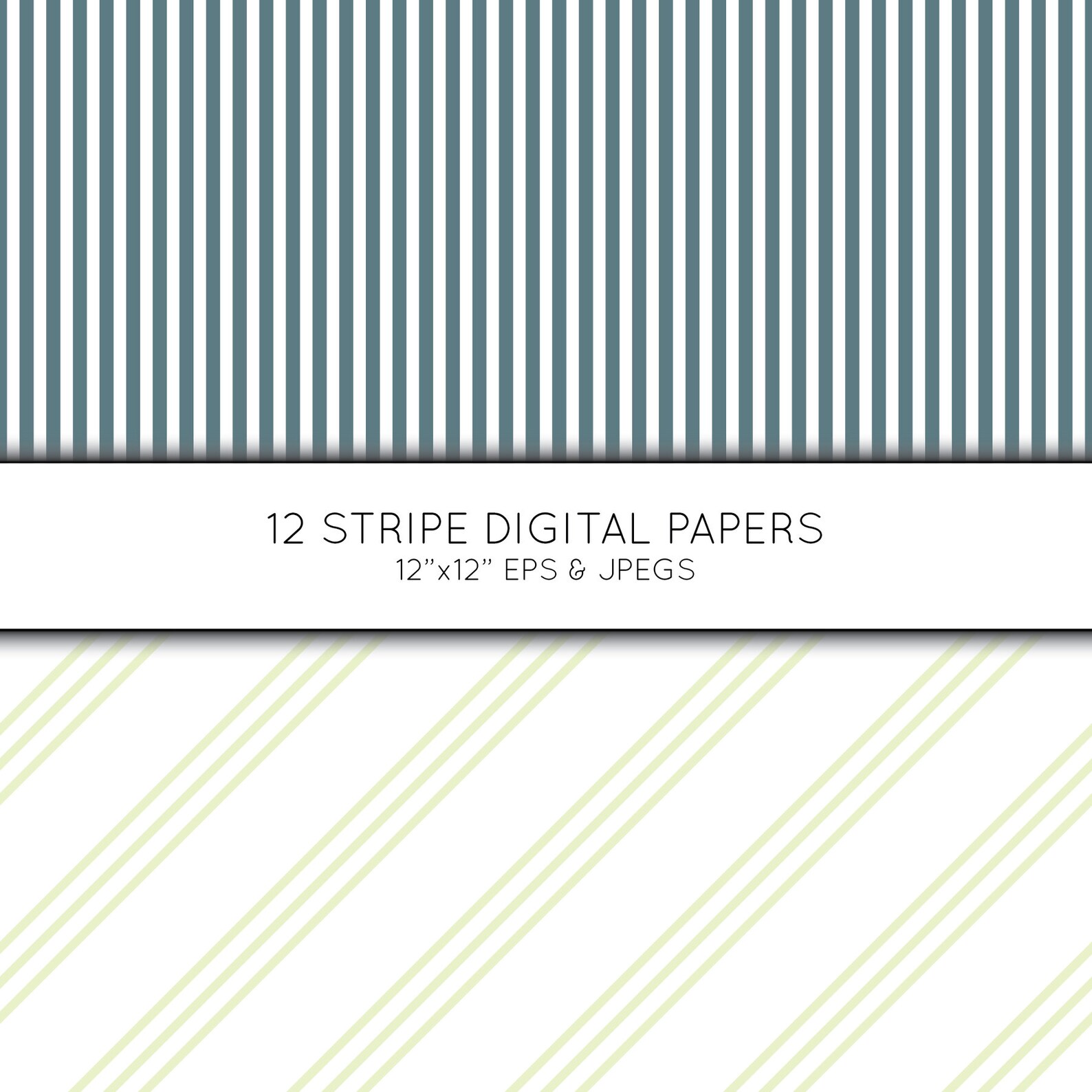 Stripe Digital Paper Striped Scrapbook Paper Stripes Digital - Etsy
