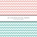 Chevron Digital Paper, Chevron Scrapbook Paper, Digital Paper Pack ...