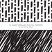 Hand Drawn Scrapbook Paper, Doodle Digital Paper, Black & White ...
