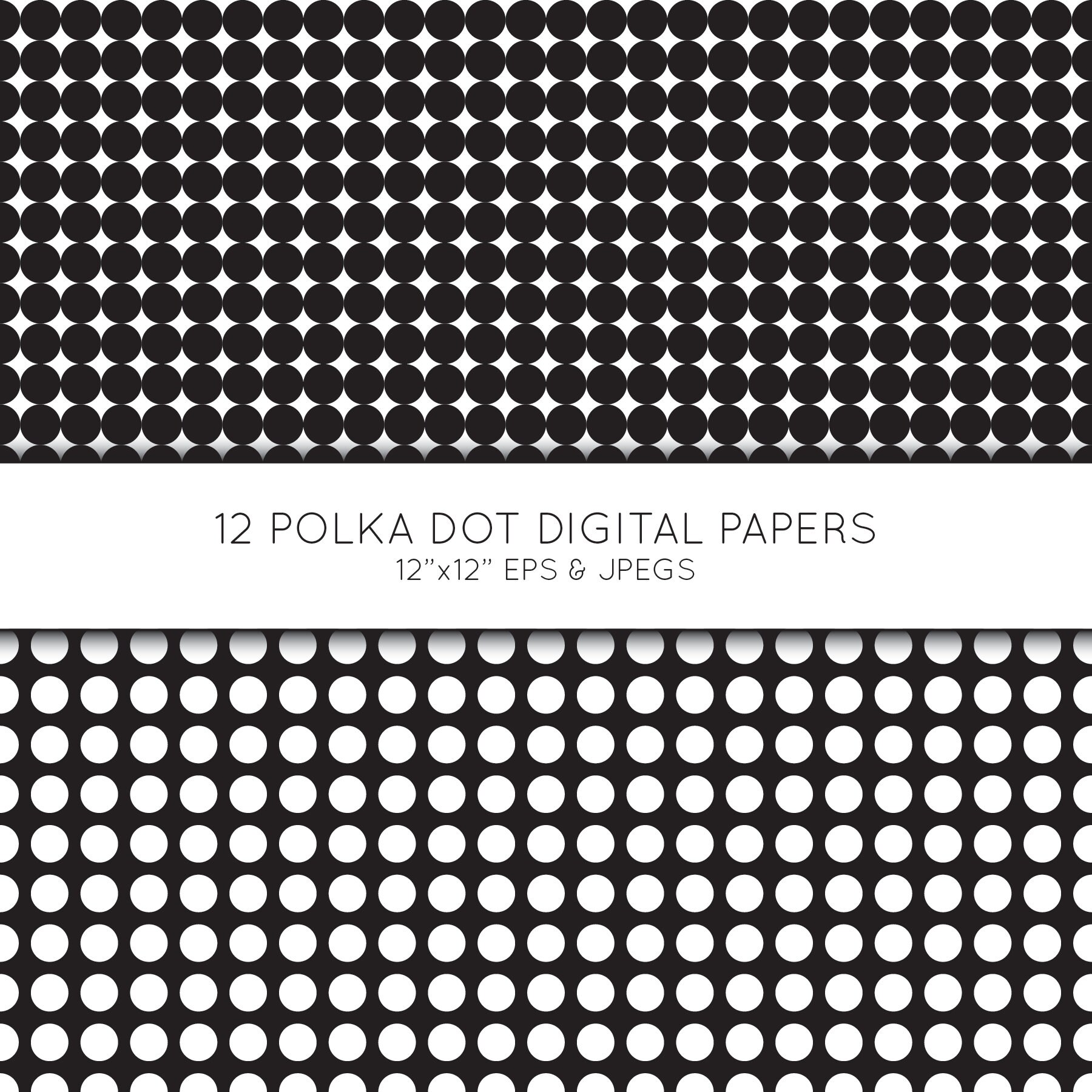 Dot Digital Paper Polka Dot Scrapbook paper Dot digital | Etsy