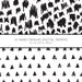 Hand Drawn Scrapbook Paper, Doodle Digital Paper, Black and White ...